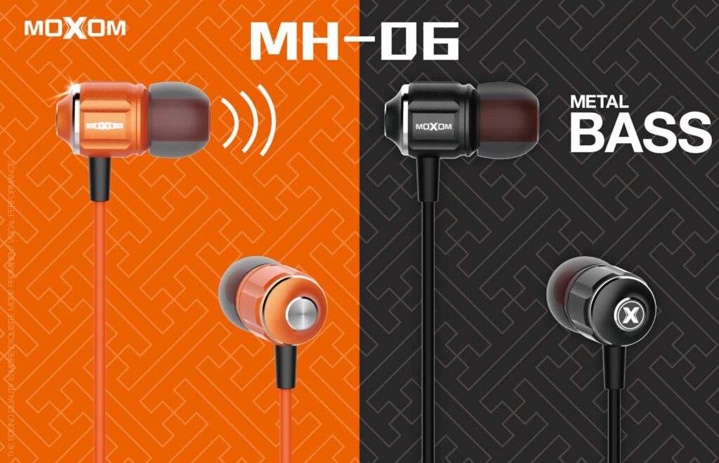 سماعات موكسوم MH-06 صوت ستيريو عالي الدقة والوضوح Moxom MH-06 High ...