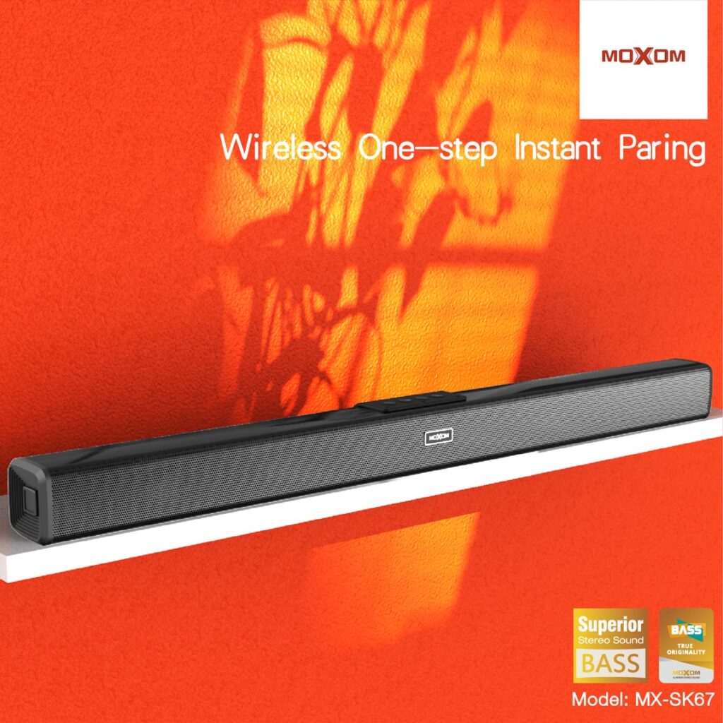 مكبر صوت SK67 موكسوم اللاسلكي (مسرح منزلي 25W) منفذ صوتيات COAX بطاقة ...